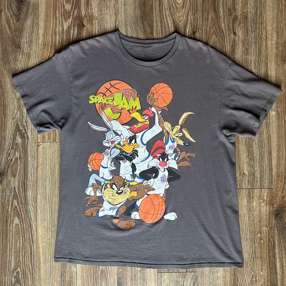 Space Jam | Shirts | Vintage Space Jam Grey Tshirt | Poshmark